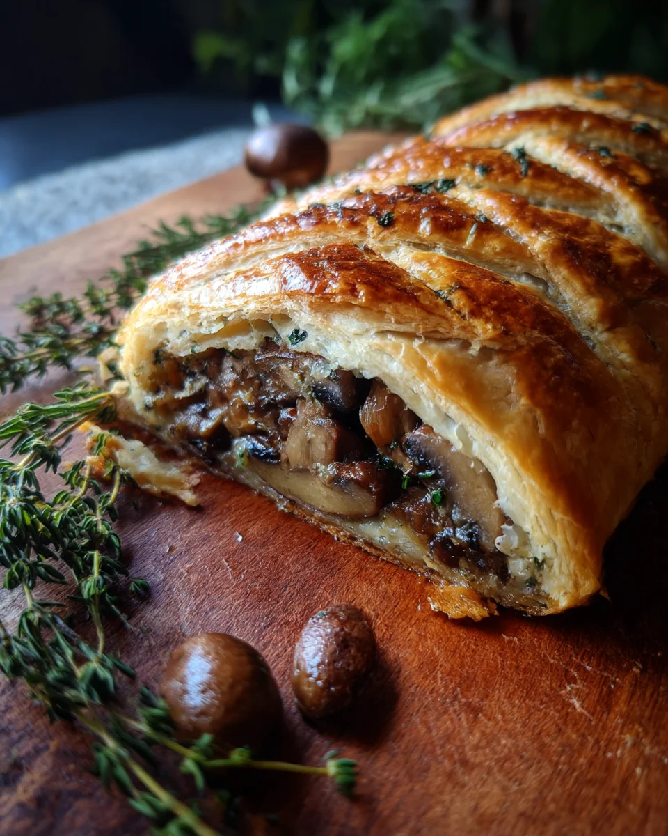 Mushroom & Chestnut Wellington: Perfect Holiday Recipe