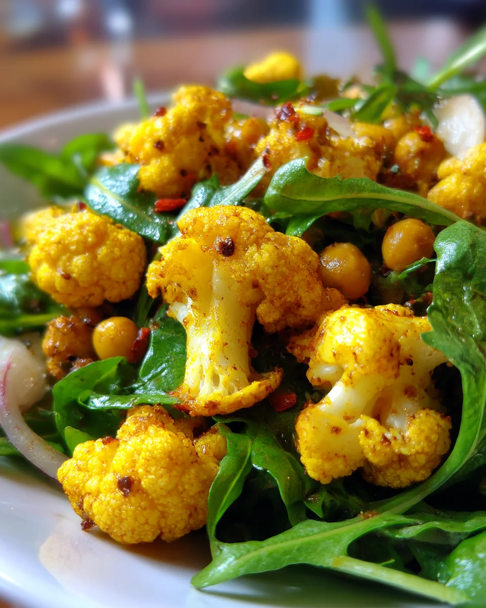 Best Curried Chickpea and Cauliflower Salad Recipe
