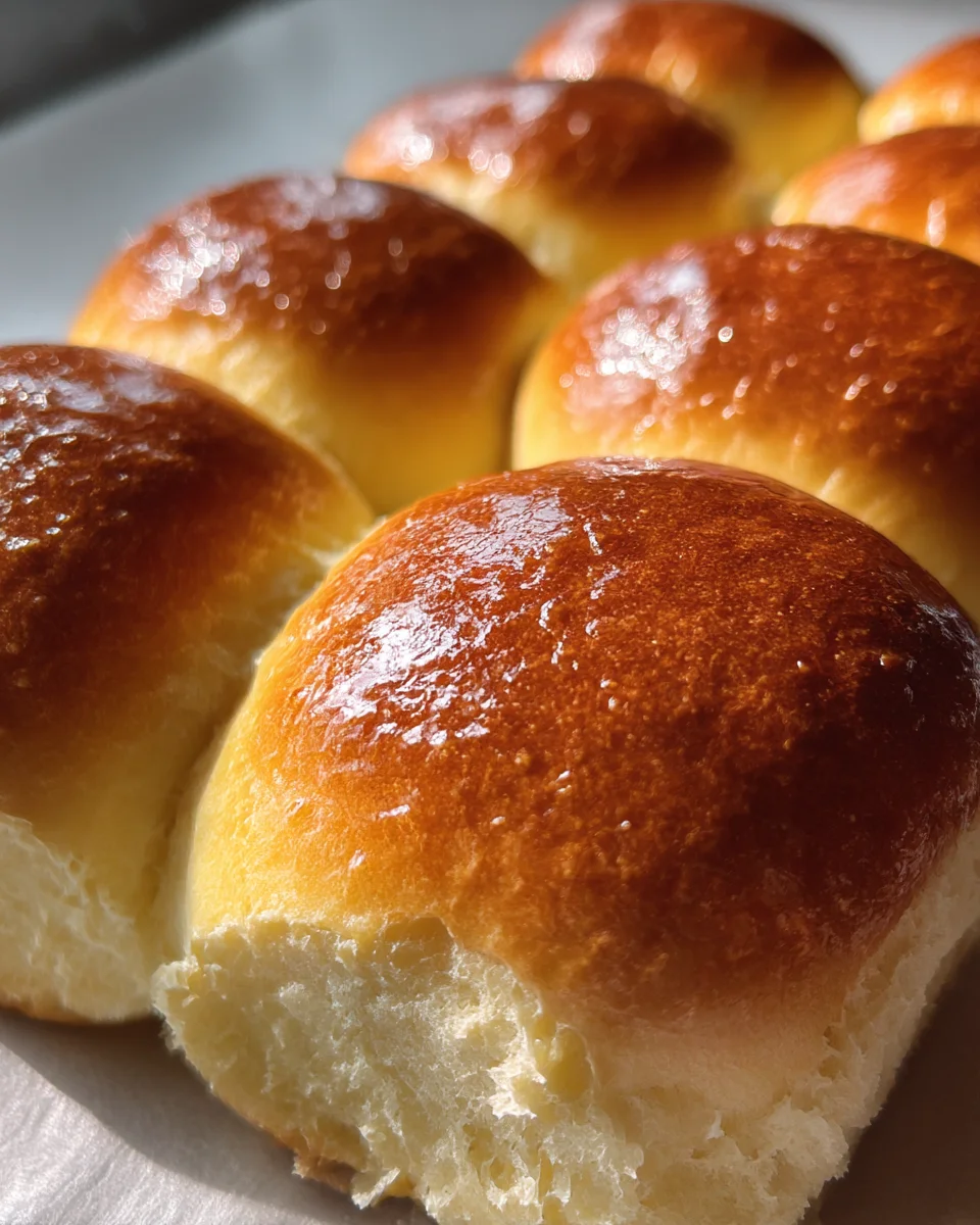 Fluffy Japanese Milk Bread Dinner Rolls (Shokupan Recipe)